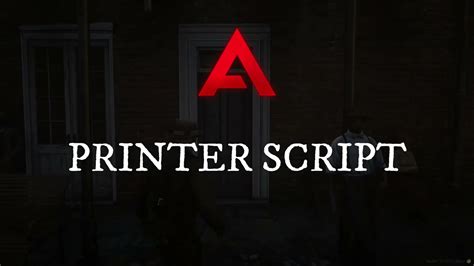 PAID Printer Script Creator Documents Like Newspapers Or Books In Game RedM Releases Cfx