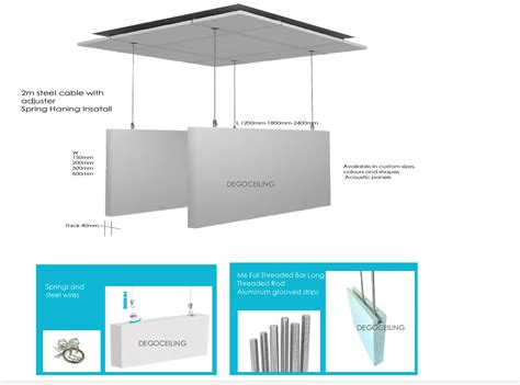 Rectangle Wave Acoustic Panel Fiberglass Wool Baffle Sound Absorption