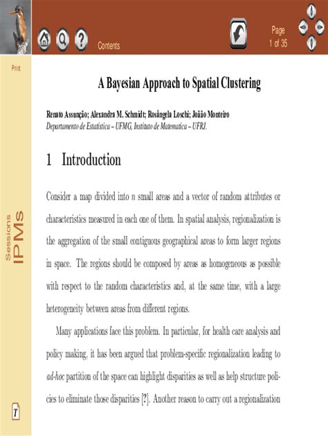 Fillable Online Bayesian Random Effect Modeling For Analyzing Spatial