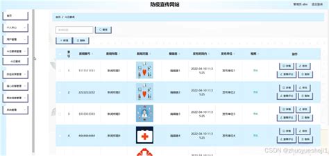 java php node js python防疫宣传网站【2024年毕设】 csdn博客