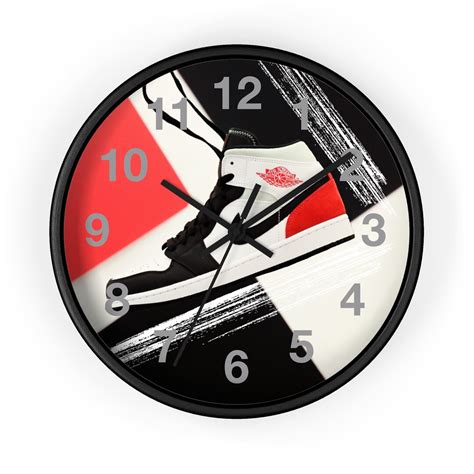 Jordan Shoe Clock Air Jordan Clock Jordan Wall Clock Sneaker Clock Etsy
