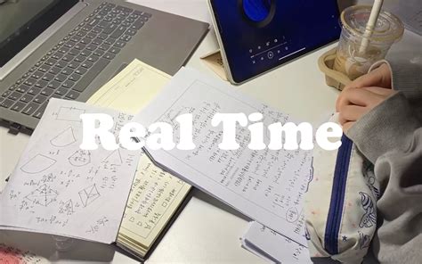 Real Time ｜晚间实时学习 2h ｜ 纯音乐翻书声白燥 ｜真的好喜欢深夜学习｜陨石拿铁真的是我的神！！！ 胖罐子pottttt 胖