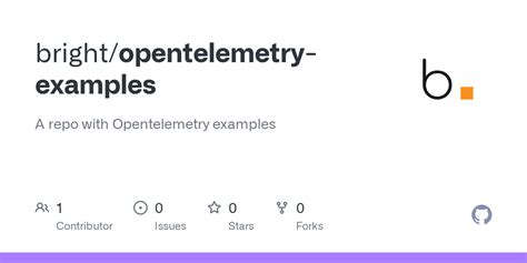 Github Brightopentelemetry Examples A Repo With Opentelemetry Examples
