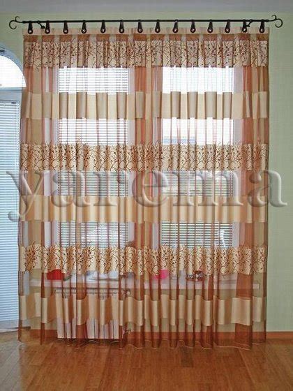 Тюль на кожаных люверсах Шторы Оформление окон Интерьер
