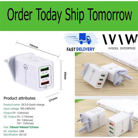 Ready Stock Fast Charge Multi Usb Plug Charging Head Shopee Malaysia