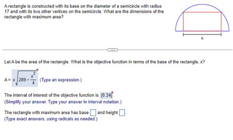 [grade 13 Calculus 1] Stuck On Optimization R Homeworkhelp