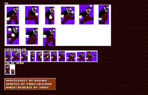 Mx Sprite Sheet By Messisonic On Deviantart