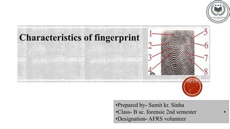 Henrys 10 Digit Classification Of Fingerprint Pptx