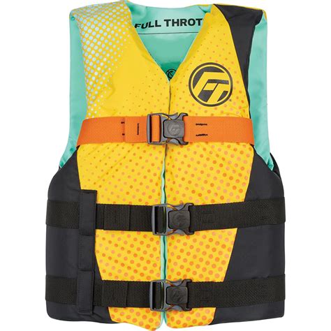 Full Throttle Nylon Life Jackets Youth