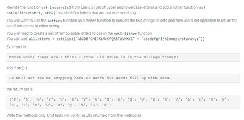 Solved Rewrite The Function Def Letters S From Lab 82