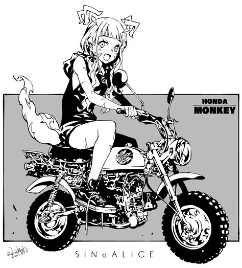 見ちゃったので貼りますわ ①家なき子赤ずきん ②ちっこいバイクが似合う 少女 赤ずきんを見た人は赤ずきんを貼れヒミコシノアリス