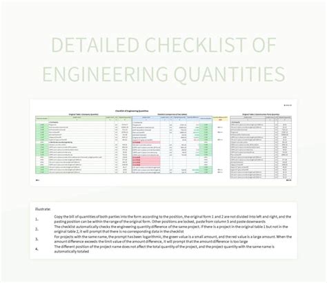 Free Quantities Templates For Google Sheets And Microsoft Excel Slidesdocs