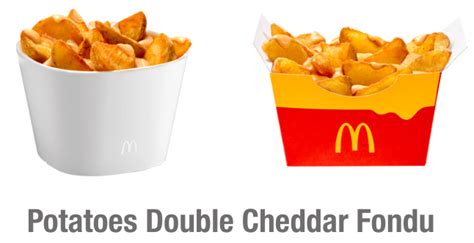 Craquez Pour Nos Potatoes Cheddar 🍟 Mcdonalds Strasbourg