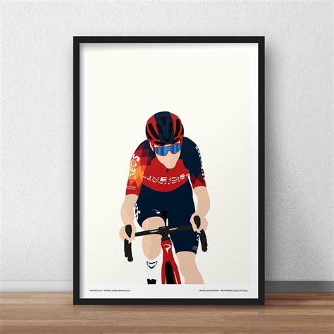 Tom Pidcock Strade Bianche 2023 Limited Edition Print Switchback