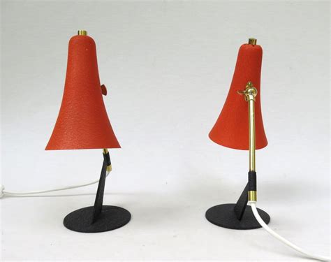 Brass Bedside Table Lamps 1950s Set Of 2 For Sale At Pamono