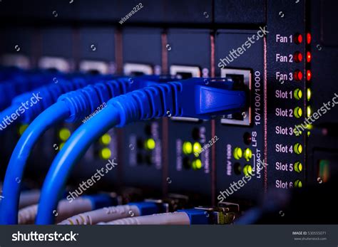 Switch Led Networking Server Telecom Is Stock Photo 530555071 Shutterstock
