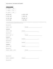 Master Macro Calculations And Variables Practice Exercises And Course Hero