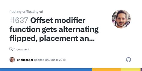 Offset Modifier Function Gets Alternating Flipped Placement And Offset Values When Popper Is