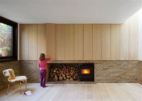 Weathered Steel Sits Beside Ageing Brickwork At Kew House In London