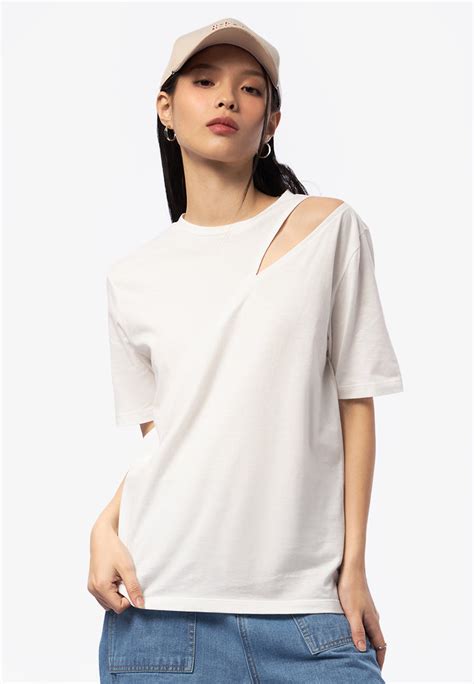 Oversized Cut Out T Shirt Colorbox Indonesia