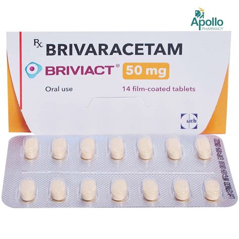 Briviact 50 Mg Tablet 14s Price Uses Side Effects Composition