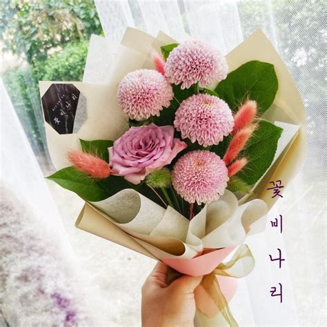 꽃비나리 일산 퐁퐁꽃다발대화역 퐁퐁미니꽃다발대화역꽃집킨텍스꽃집일산백병원꽃집일산서구청꽃집 네이버 블로그