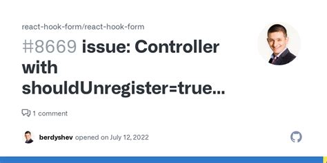 Issue Controller With Shouldunregistertrue Is Loosing Its Value In