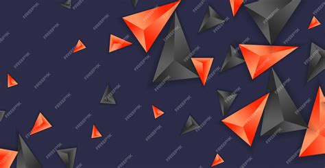 Premium Vector Abstract Composition Background Of Triangle