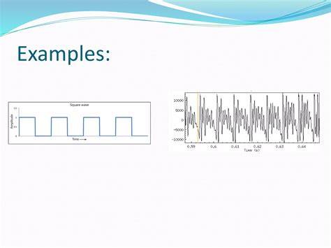 classification of signals pptx physics science