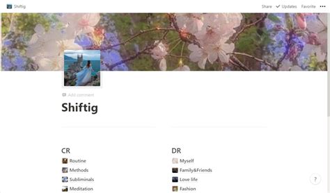 Notion Shifting Script Template