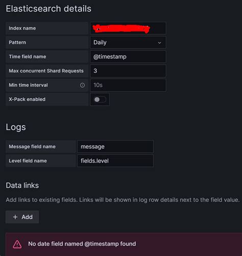 Unable To Save Elasticsearch Data Source Elasticsearch Grafana Labs Community Forums