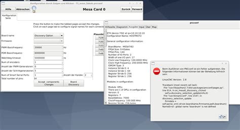 LinuxCNC 2 8 4 RT Pncconf Discover Mesa 7I92 LinuxCNC