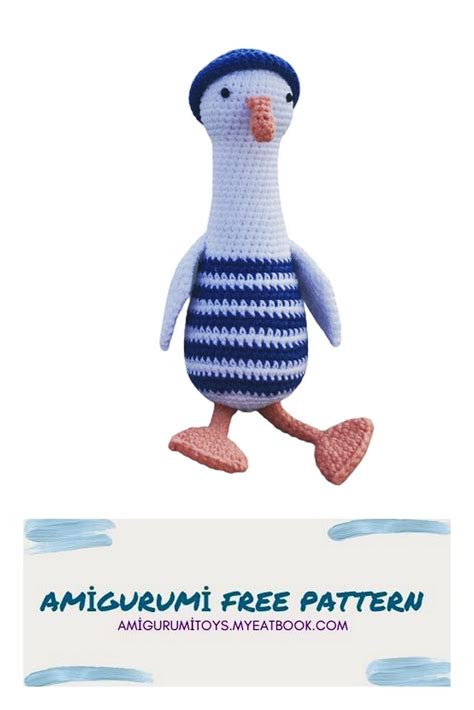 Amigurumi Cute Gull Free Pattern Amigurumi Patterns