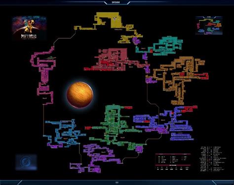 Map Of Planet Sr388 Samus Returns