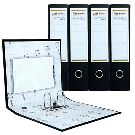 Bind Ex Office Lever Arch Clip Binder Box File Folder Size A4 At