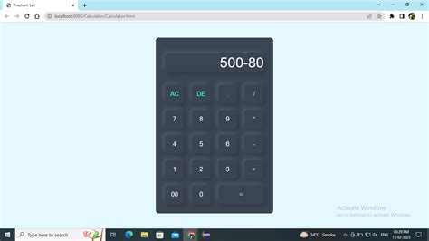 Github Prashantsail08calculator Created Calculator Just For Practice By Using Html Css And