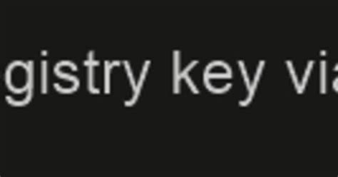Delete A Registry Key Via Batch File Imgur