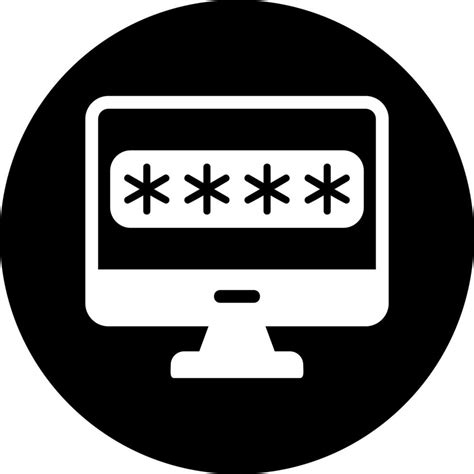 Password Vector Icon 20783946 Vector Art At Vecteezy