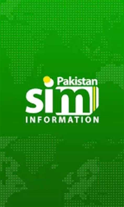 Pakistan Sim Information For Android Download