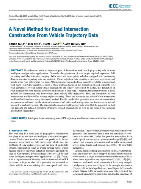 A Novel Method For Road Intersection Construction From Vehicle