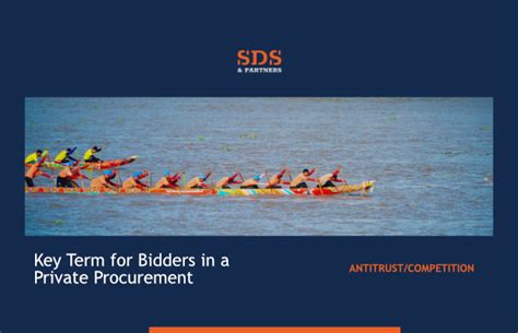 Key Terms For Bidders In Private Procurement