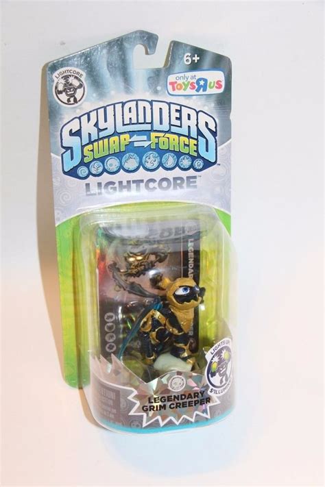 Skylanders Swap Force Trap Team Legendary Grim Creeper Lightcore New