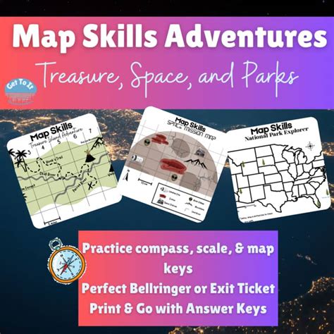 Map Skills Practice Worksheets Compass Scale Keys And Location