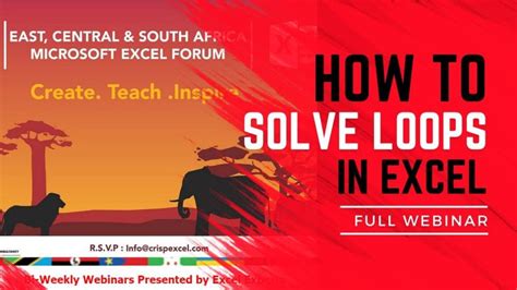 Solving For Each For Next And Do Until Problems Using Excel Functions