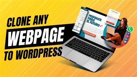 How To Clone A Website Landing Page Or Webpage To Wordpress Elementor