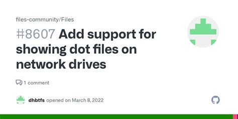 Add Support For Showing Dot Files On Network Drives Issue 8607