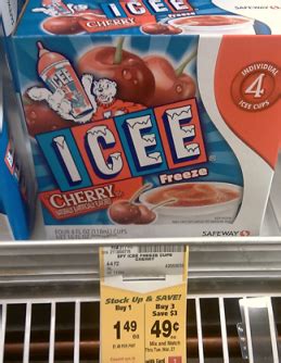 Safeway Icee Freeze Cups Only 049 Eachno Coupons Needed Living