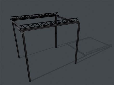 Modular Scaffolding Set Free Vr Ar Low Poly 3d Model Cgtrader