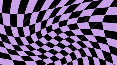 Premium Vector Aesthetic Purple And Black Distorted Checkerboard Checkers Wallpaper
