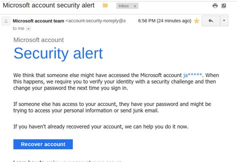 Microsoft Account Security Alert Its A Scam Is Making The Rounds In Ridgewood